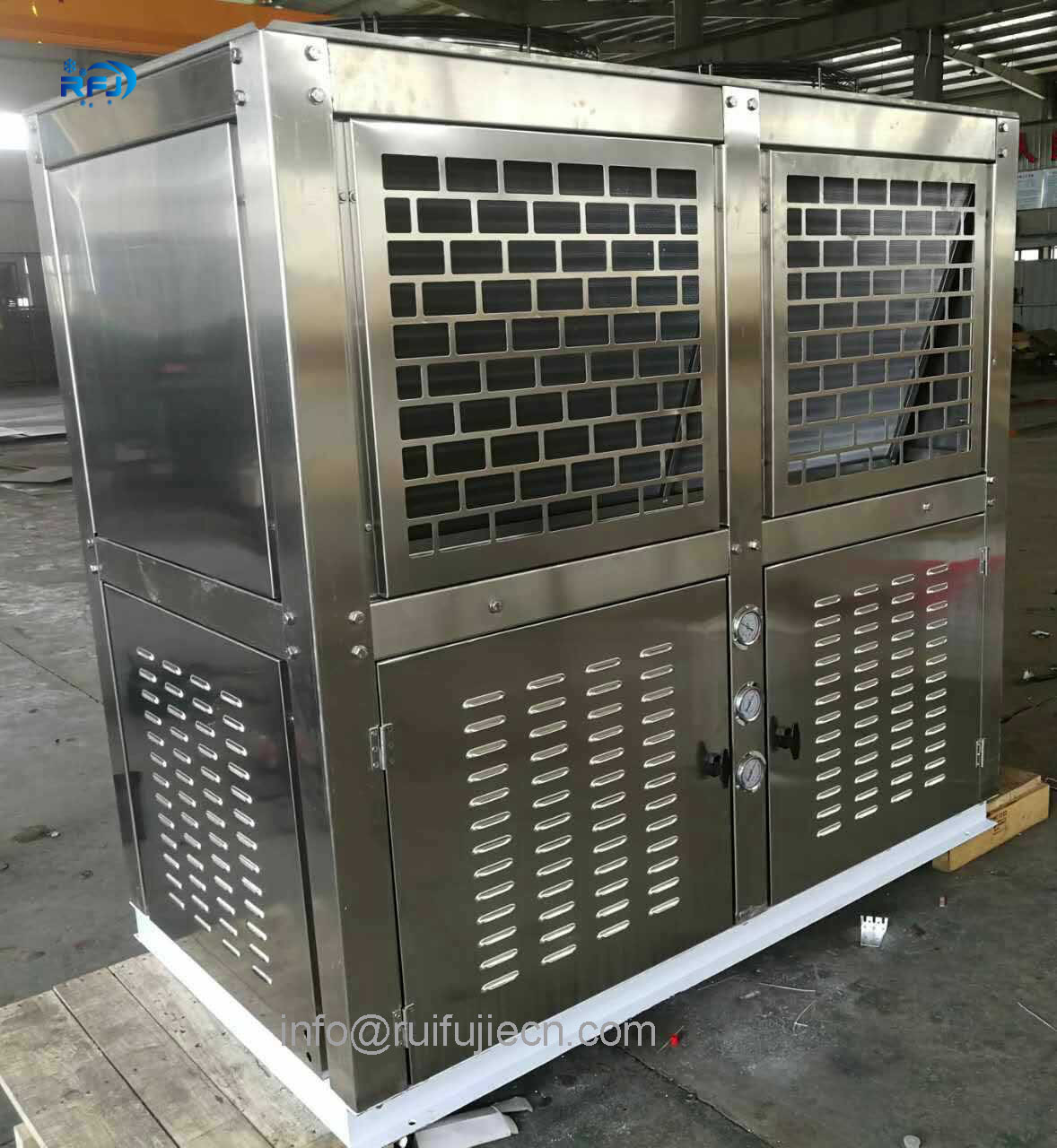 RFJ 4GE-23Y Refrigeration Controls Box Type Air - Cooled Condenser Unit ...